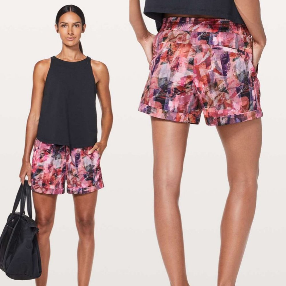 Lululemon Spring Break Away Short Sun Dazed Pink - Gem